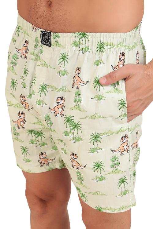 Buy Inner Element Men's Boxer Shorts ,Cotton Shorts With Zip Pocket ...