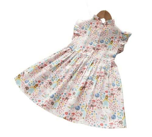 Buy TIOR Girls Pink Graphic Dress (2-3 Y) Online at Best Prices in ...