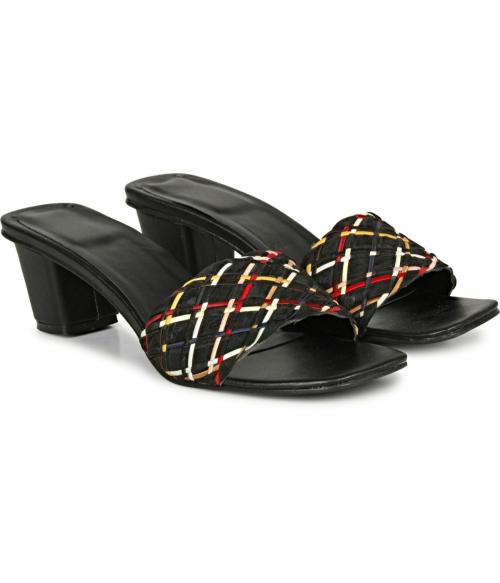 Buy COMMANDER Black Block Heels for Women Online at Best Prices in ...