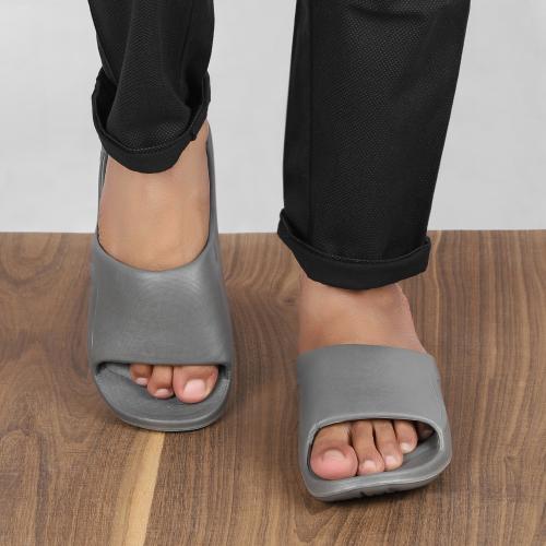 Buy Richale Comfortable Trending Grey Slider For Men Online at Best ...
