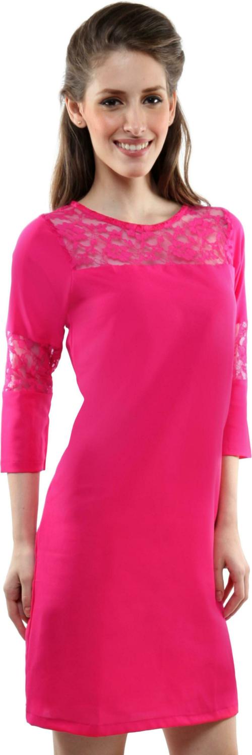 Buy Miss Chase Women Pink Solid Cotton Single Dress Online at Best Prices in India - JioMart.