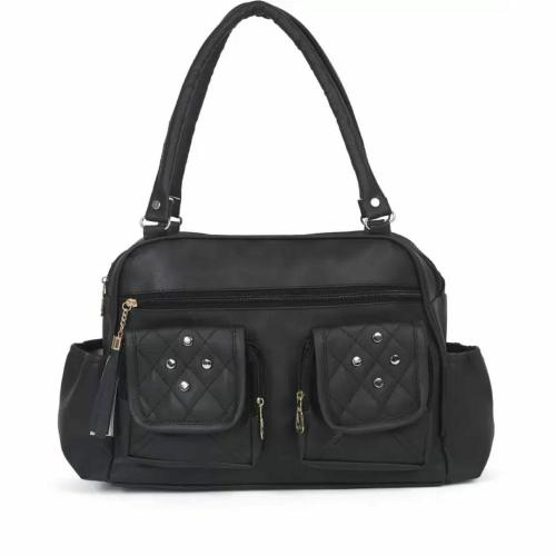 Buy Fargo Black Leather Shoulder Bag FGO-391 Online at Best Prices in India - JioMart.