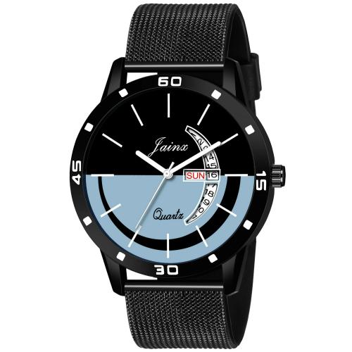 Buy Jainx Multi Color Dial Mesh Strap Analog Watch For Men Online at ...
