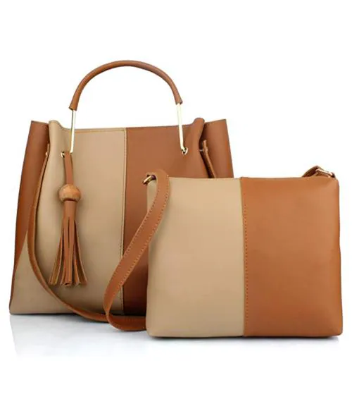 Buy Mammon womens multicolored Handbags combo - Beige Online at Best ...