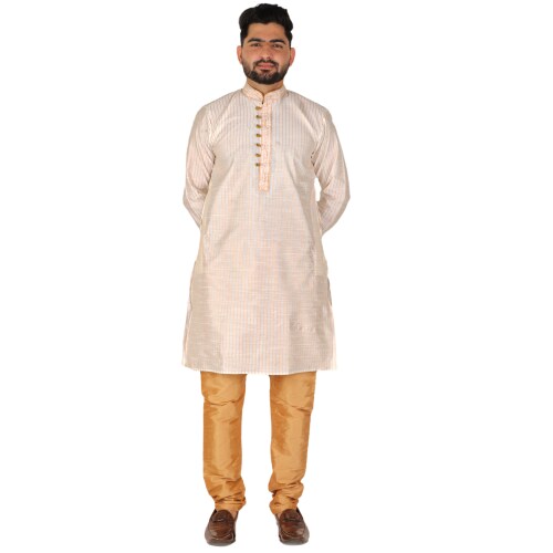 Buy Pro Ethic Style Developer Men's Kurta Pajama Silk Online at Best ...