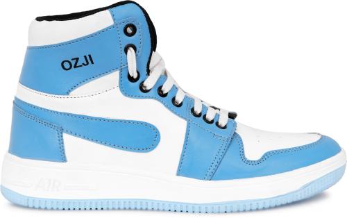 Buy OZJI Premium Artificial Leather Ankle Sports Shoes Basketball ...