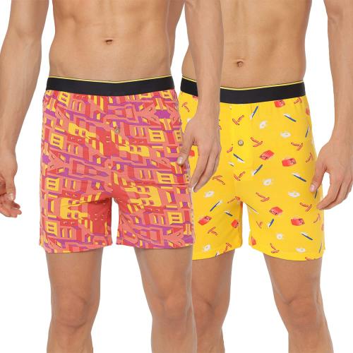 Buy bummer Printed Boxers For Men | Solids Micro Modal Fabric Feels Soft & Cozy | 4 Way Stretch ...