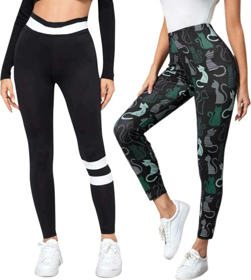 Buy ALISBA Women Multicolor Striped Lycra Blend High Rise Jeggings (S ...