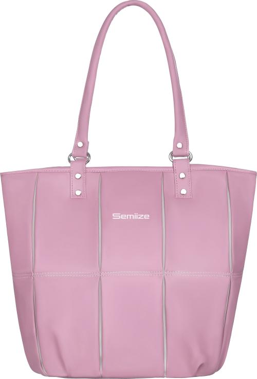 Buy Semiize Women Pink PU Shoulder Bag Online at Best Prices in India ...