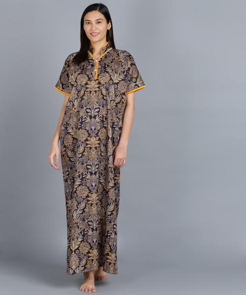 Buy Color Fevrr with word show your color Women Printed Collared Neck ...