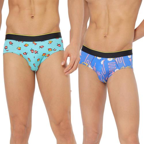Buy bummer Printed Briefs For Men | Solids Micro Modal Fabric Feels Soft & Cozy | 4 Way Stretch ...