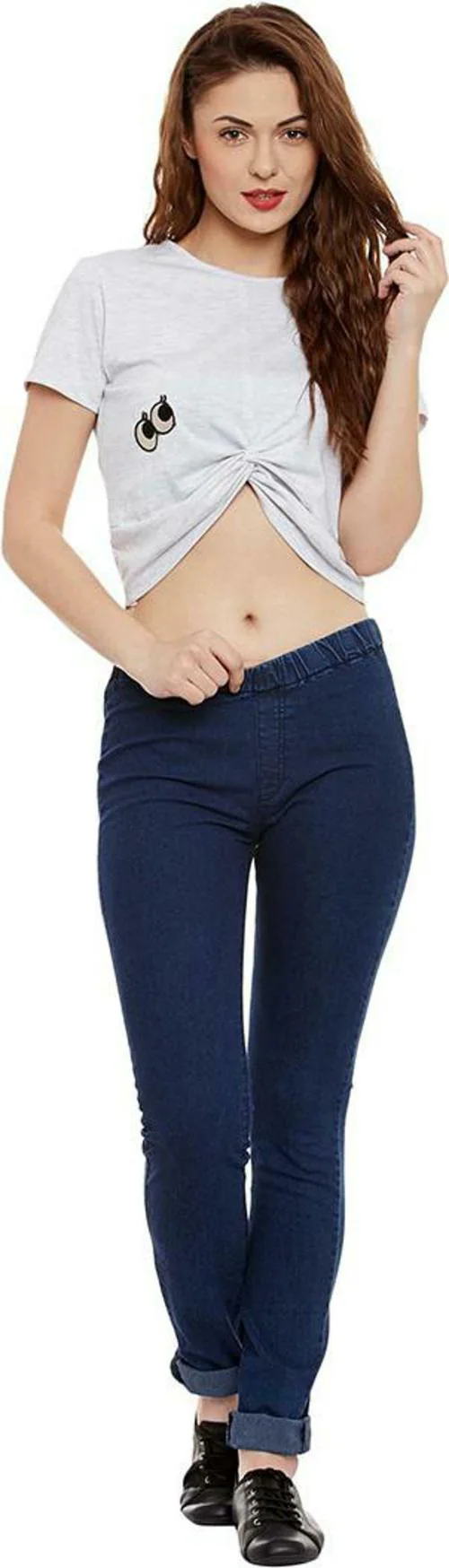 Buy Miss Chase Women Grey Solid Cotton Single Top Online at Best Prices in India - JioMart.