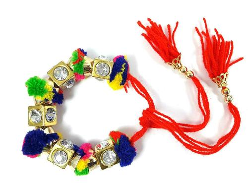 Buy Forty Wings bracelet Lumba Rakhi Bangle Rakhi Wristband For Bhabhi ...