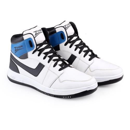 Buy Zixer Flat Heel High Ankle Casual Shoes For Men Chunky Fashion ...