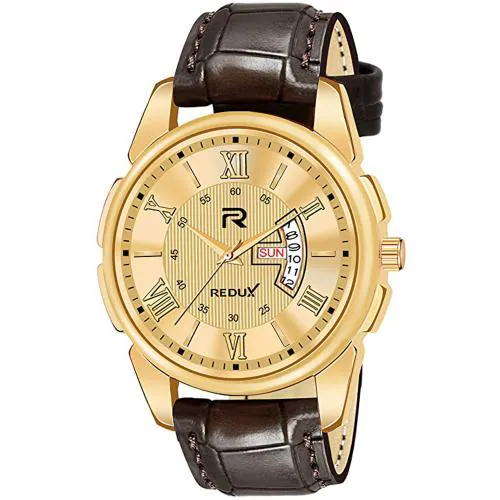 Buy Redux Analog Golden Dial Men's & Boys Watch RWS0367S Online at Best ...