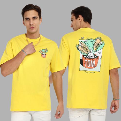 Buy Tom Hiddle printed Premimum Over size and Loose fit cotton Tshrits ...