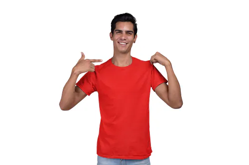 Buy Zenith Tees Round Neck Red Color Men's T-Shirt Online at Best Prices in India - JioMart.