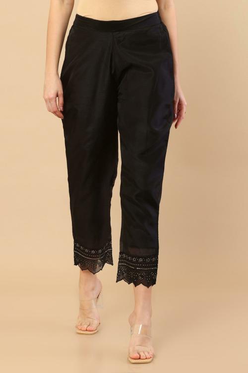Buy SOCH Women Black Solid/Plain Single Pants (S) Online at Best Prices ...