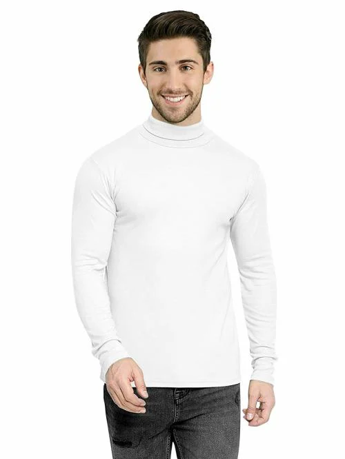 Buy Sanmika Men's High Neck Cotton T-Shirt Online at Best Prices in ...