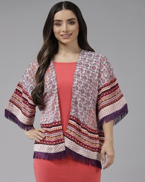 Buy Aarika Womens Purple Color Shrug Online at Best Prices in India ...