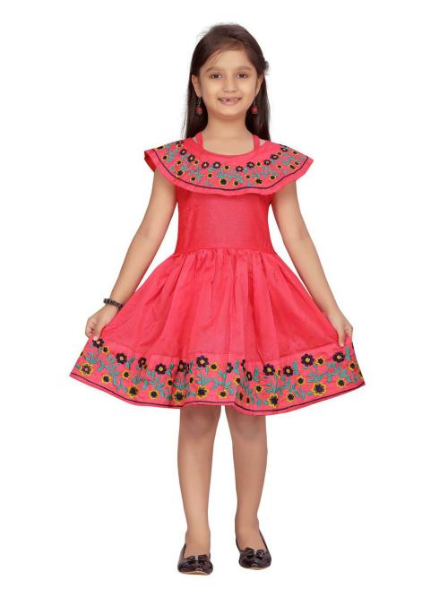 Buy Aarika Girls Gajri Color Dress Online at Best Prices in India ...