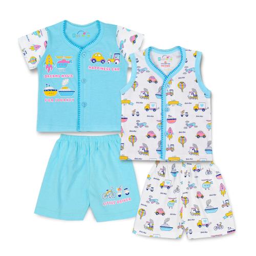 Buy Mustmom New Born baby clothes Infant 0 to 3 Months Summer Front ...