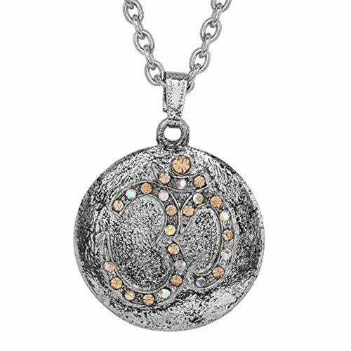 Buy morir Silver Plated Brass Big and Bold CZ Studded Om Ohm Design ...