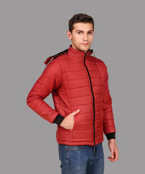 Buy Christy World Men Red Quilted Jacket Online at Best Prices in India ...