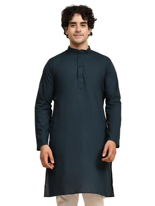 Buy SKAVIJ Men's Kurta For Festive Wear Pure Cotton Traditional Ethnic ...