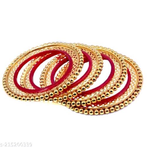Buy VIBRANCE Rajasthani Gokuru Chuda Handcrafted Bangle Original Brass ...