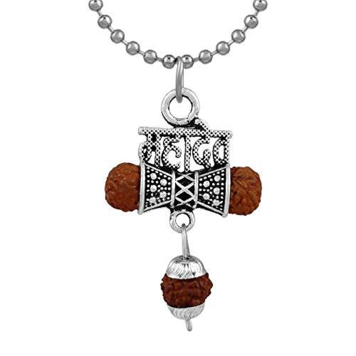 Buy ZUMRUT MAKING YOU A STYLE SENSATION Silver Plated Brass Mahadev ...