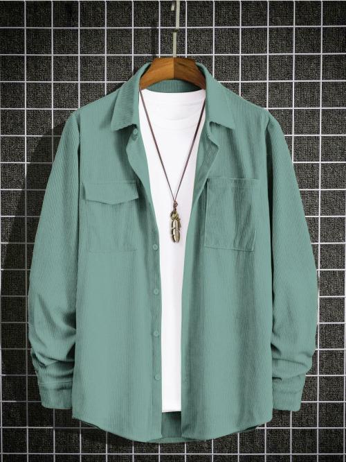 Buy Classy Vouge Men Regular Fit Self Design Spread Collar Casual Shirt ...