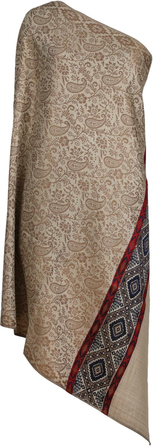 Buy Vasaba Polyester Embroidered Women Shawl (Beige) Online at Best Prices in India - JioMart.