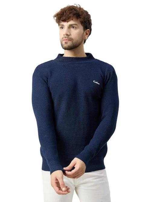 Buy Kvetoo Men High Neck Full Sleeve Winter Woolen Sweater Online at ...