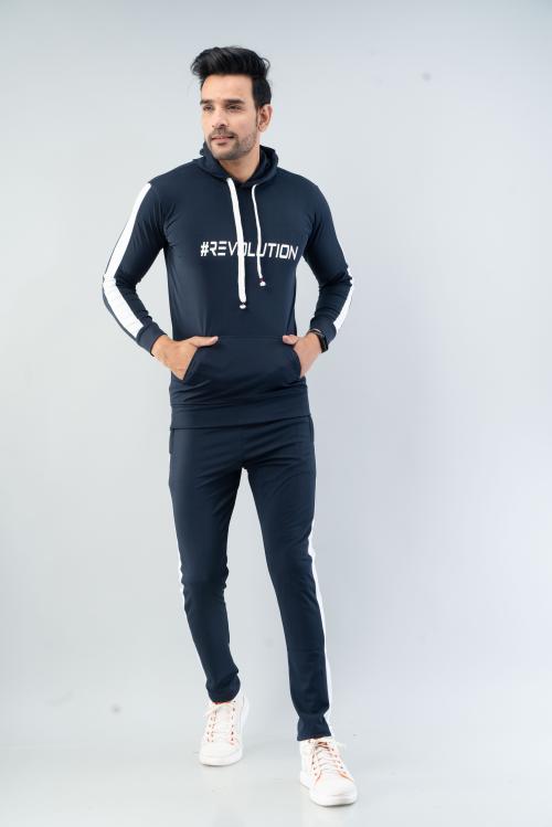 Buy STYLE ACCORD MEN DARK BLUE TRACK SUIT Online at Best Prices in ...