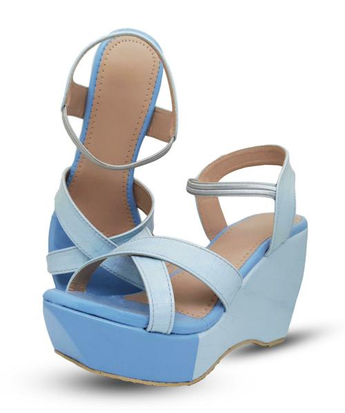 Buy Digni's Stylish Blue Wedges For Women Online at Best Prices in ...