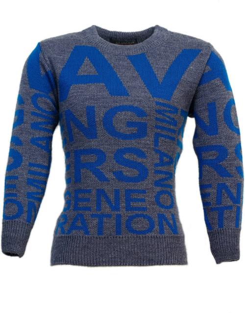 Buy Guapo Boys Multicolor Printed Acrylic Blend Sweater Online at Best ...