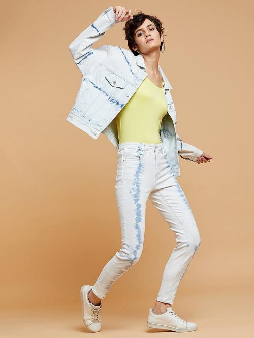 Buy MADAME Denim Ice Blue Jacket for Women Online at Best Prices in ...