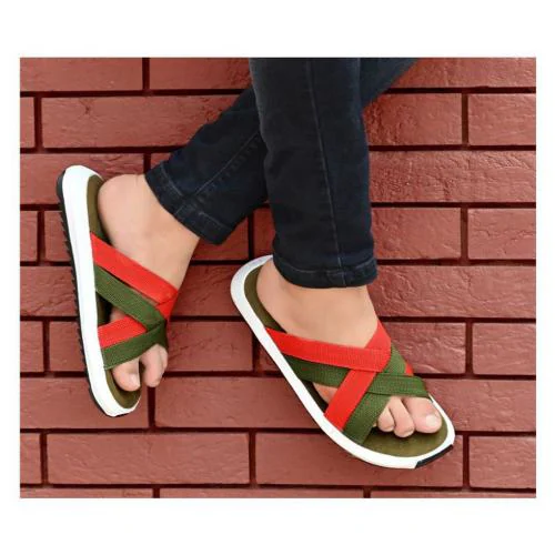 Buy Butchi Man Casual Green stylish slipper Online at Best Prices in ...