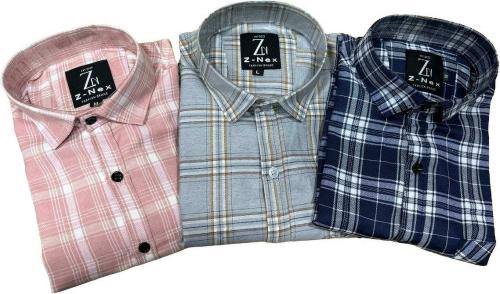 Buy TMF THE MEERU FASHION Men Checkered Casual Multicolor Shirt Online ...