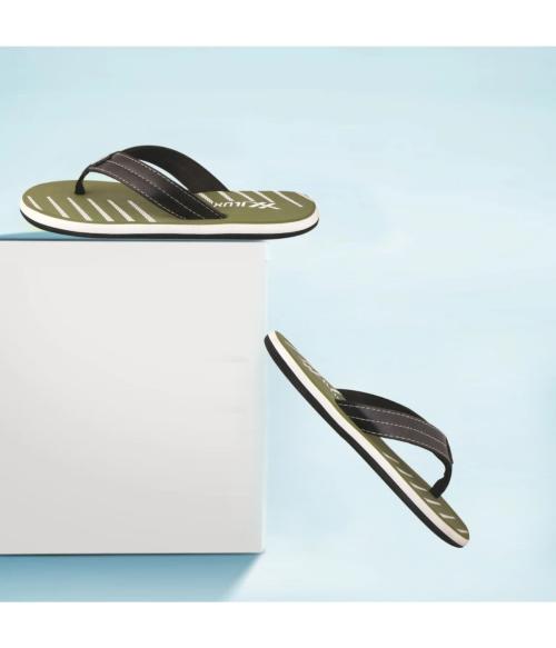 Buy Fortiva Light Weight Thomas Slipper For Men (Mehndi) Online at Best ...