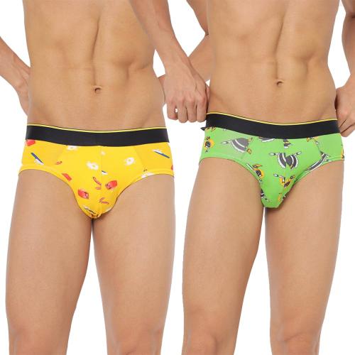 Buy bummer Printed Briefs For Men | Solids Micro Modal Fabric Feels Soft & Cozy | 4 Way Stretch ...