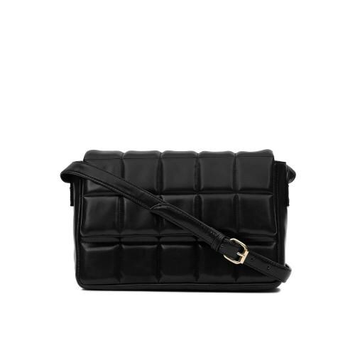 Buy NUFA Women Black Quilted Crossbody Sling bags for College, Office ...