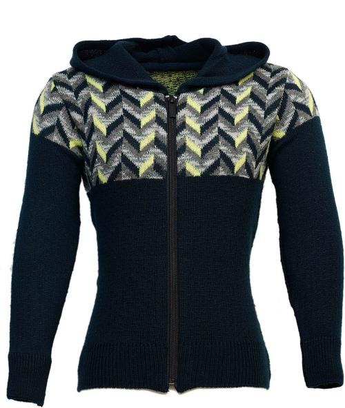 Buy Guapo Boys Dark Blue Self Design Acrylic Blend Sweater Online at ...