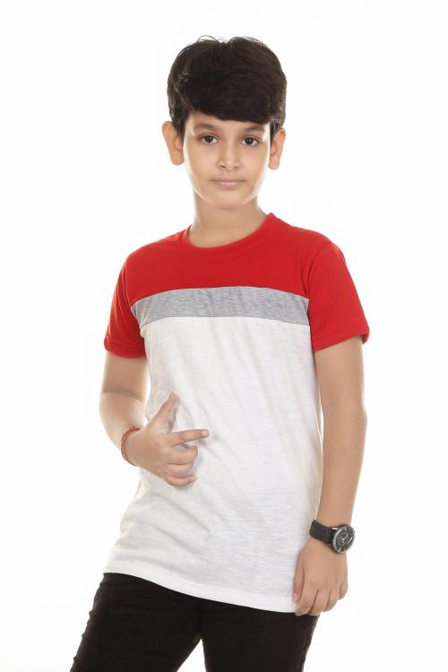 Buy SmartRAHO Boys Colorblock Cotton T Shirt | kids wear | t shirt for ...