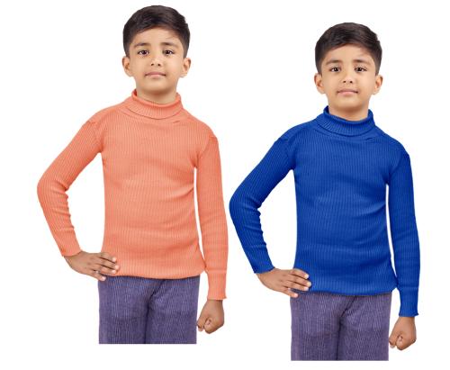 Buy IndiWeaves Boys Wool Warm High Neck Skivvy for Winter (Pack of 2 ...