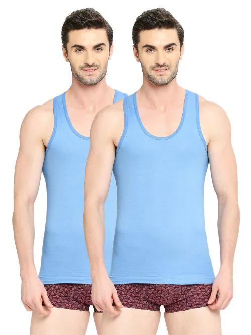 Buy VIP Supreme Men's 100% Cotton Vest - Assorted Colours | Pack of 2 ...