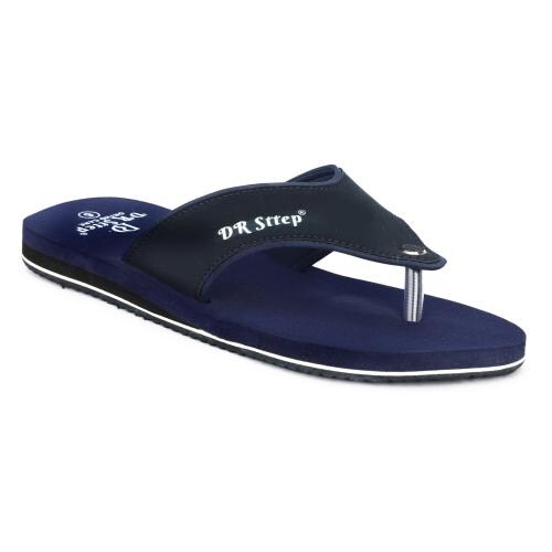 Buy DR STTEP Men's Blue Synthetic Eva Insole Lightweight Slip-on ...