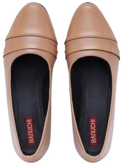 Buy Banuchi women Beige wedges heels Causal shoes Online at Best Prices ...