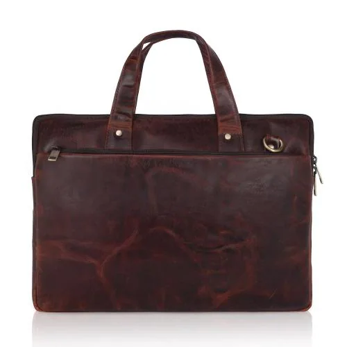 Buy COSTYLE Vintage Leather Laptop Bag - Heritage Series Online at Best ...